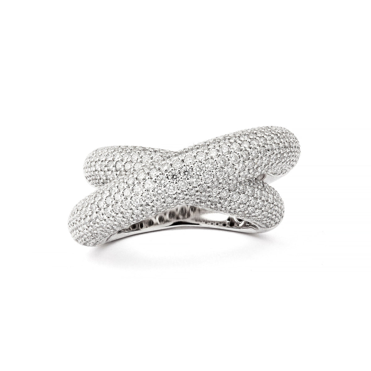 Infinity Loop Ring Big Full Pavé | Diamond Ring | Engelbert 1920